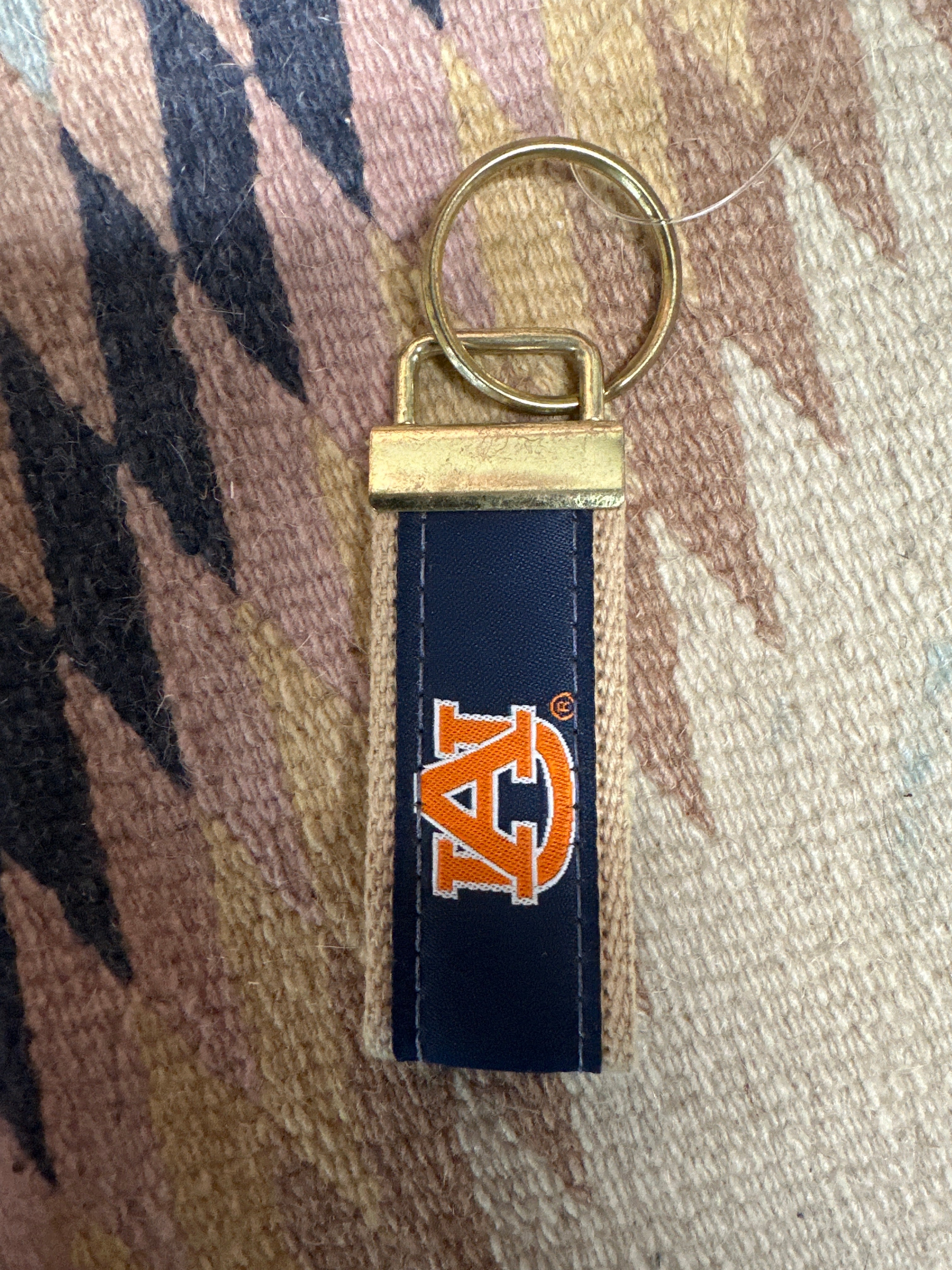 Zep-Pro Auburn University Nylon Ribbon Keychain