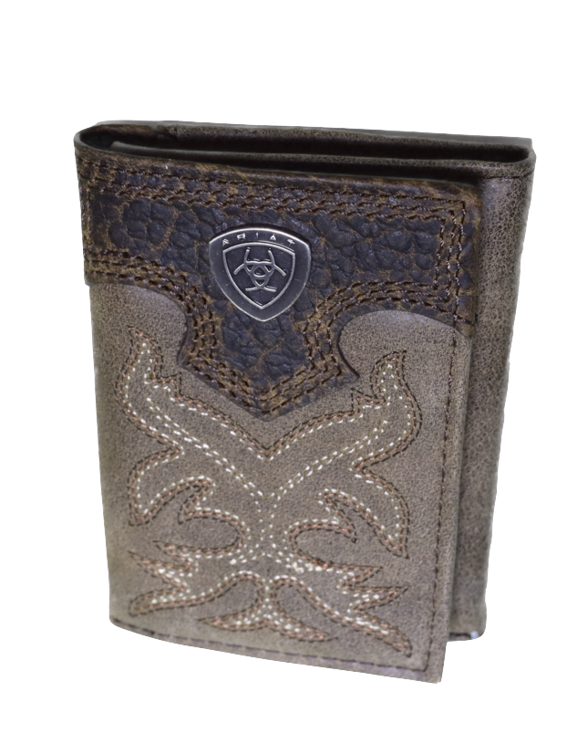 Ariat A3511044 PREMIUM BRAND MENS TRIFOLD WALLET