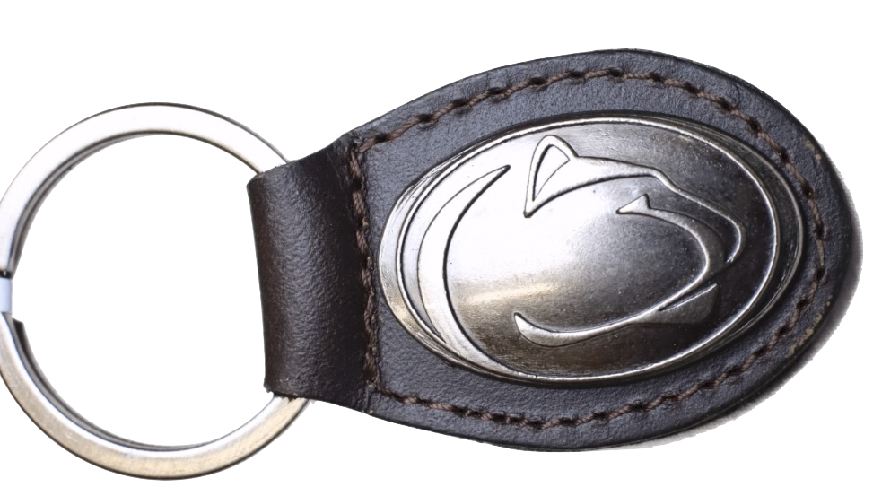 Zep-Pro Penn State University Small Oval "Crazy Horse" Leather Concho