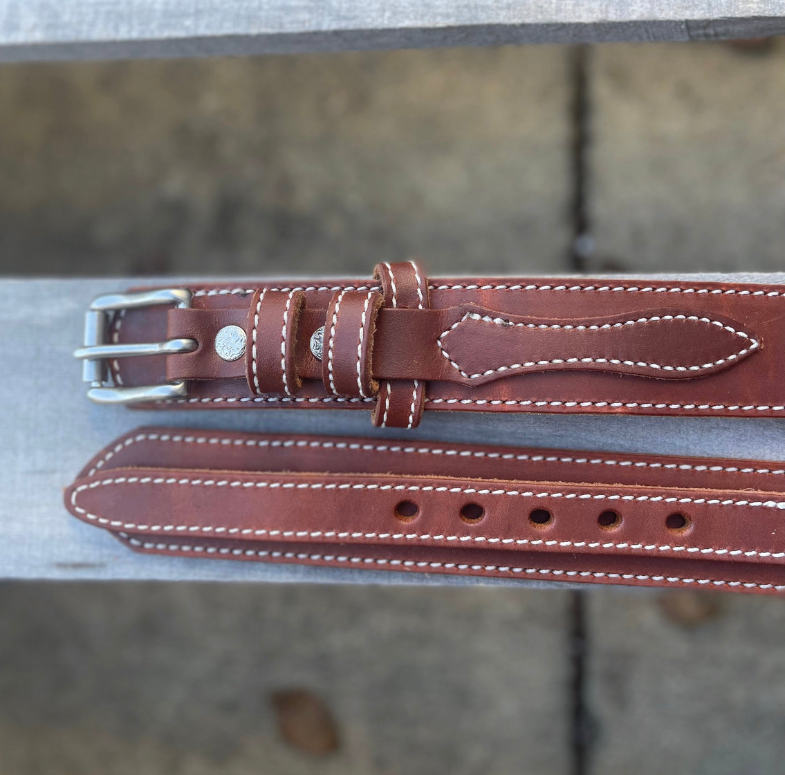 Gingerich Leather® Men's American Made Brown Ranger Harness Leather Be