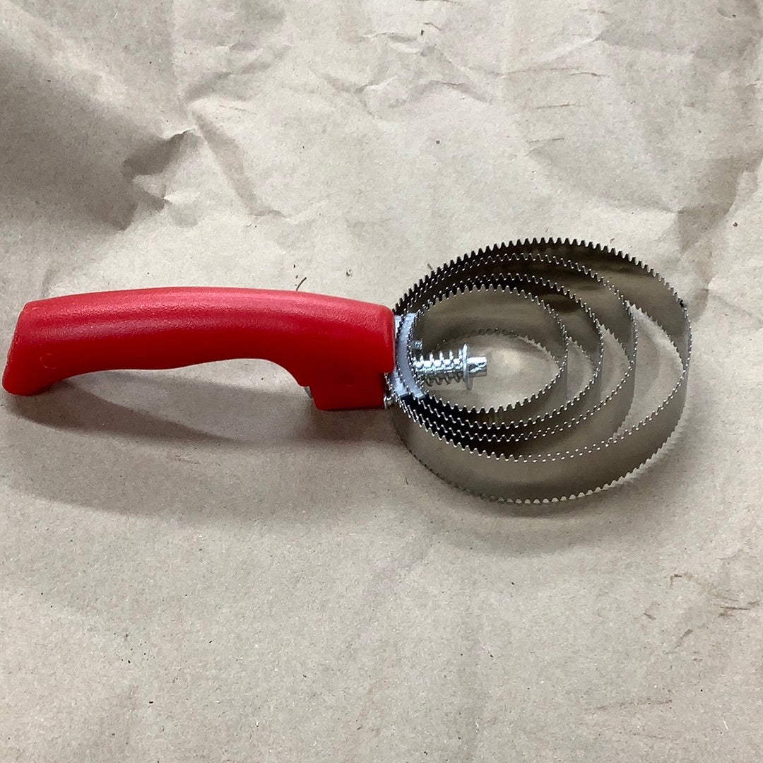 Decker Spiral Metal Curry Comb